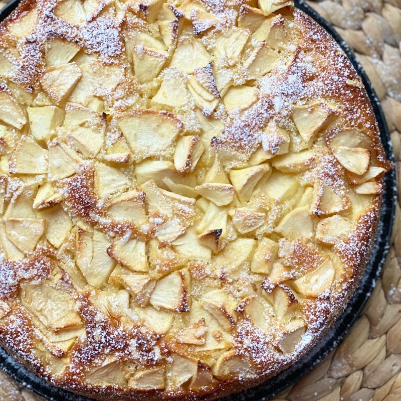 Apple Cake with Kefir - Made with Love